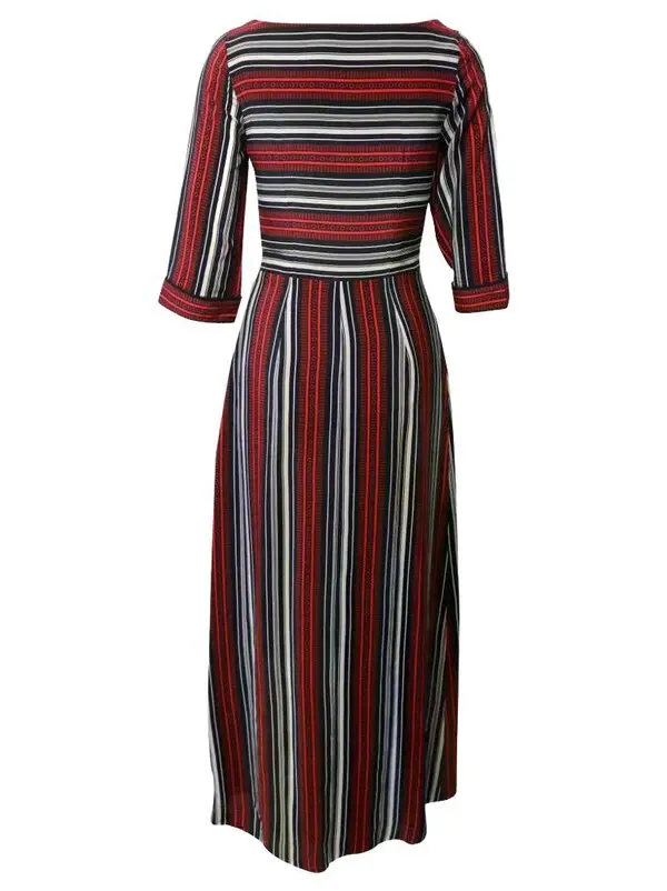 Alice By Temperley Striped Maxi Dress - Red