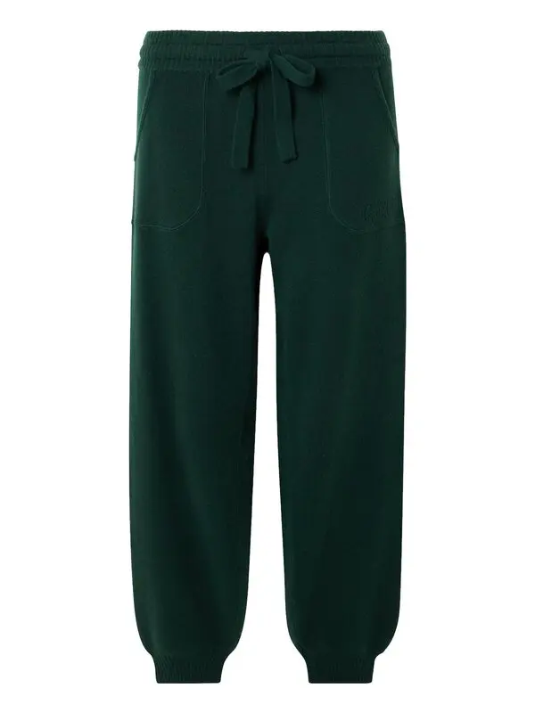 ERES Colorama Maille Star Wool And Cashmere-blend Track Pants - Green