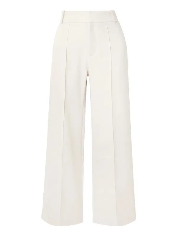 DESTREE Yoshitomo Pleated Straight-leg Pants - Neutrals