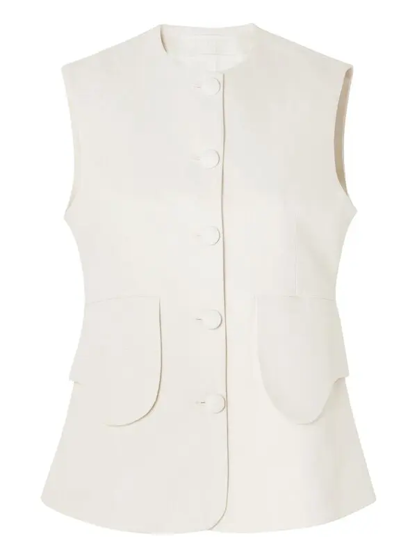 DESTREE Marianne Denim Vest - Neutrals