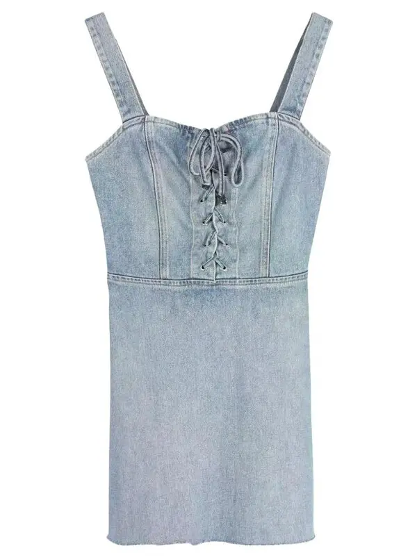 REFORMATION Bustier-style Mini Dress - Blue