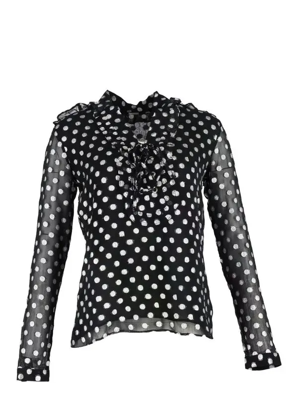 Dodo Bar Or Polka Dot Print Blouse - Black