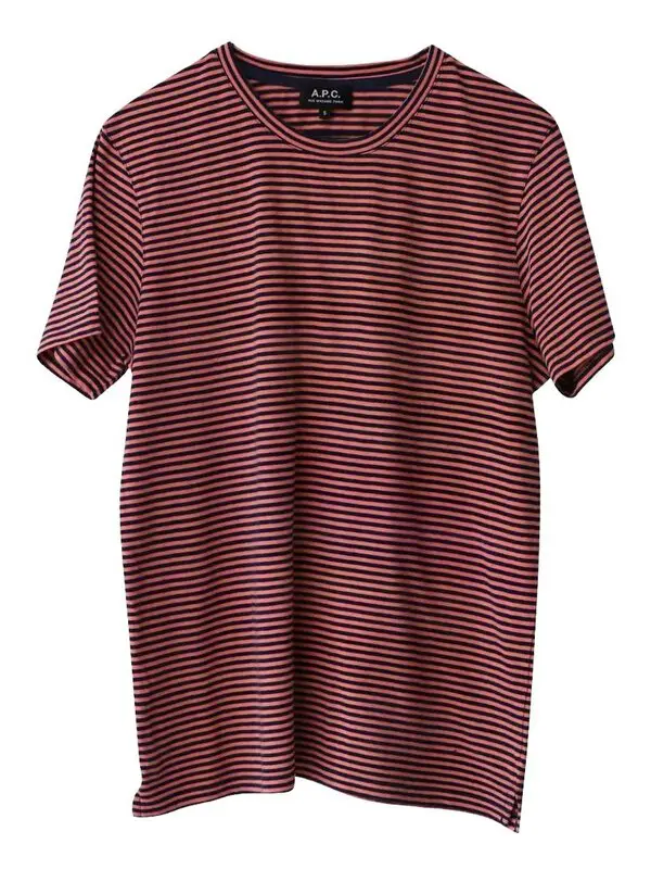 A.p.c. Striped Short-sleeve T-shirt - Orange