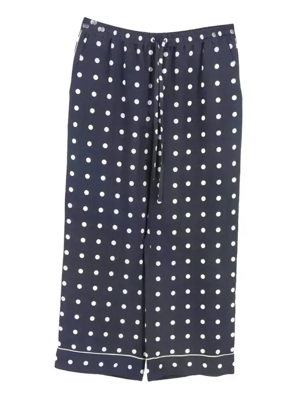 Valentino Garavani Polka-dot Trousers - Blue