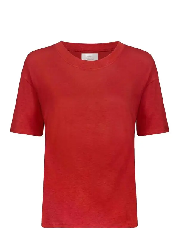 Loulou De Saison Ezra Lds Ribbed T-shirt - Red