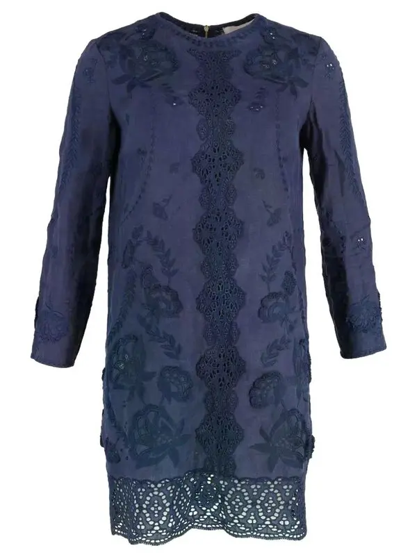 Vanessa Bruno Embroidered Dress - Blue