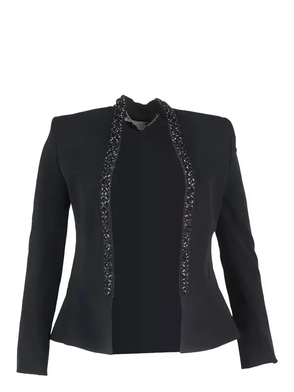Stella McCartney Crystal-embellished Wool Blazer - Black