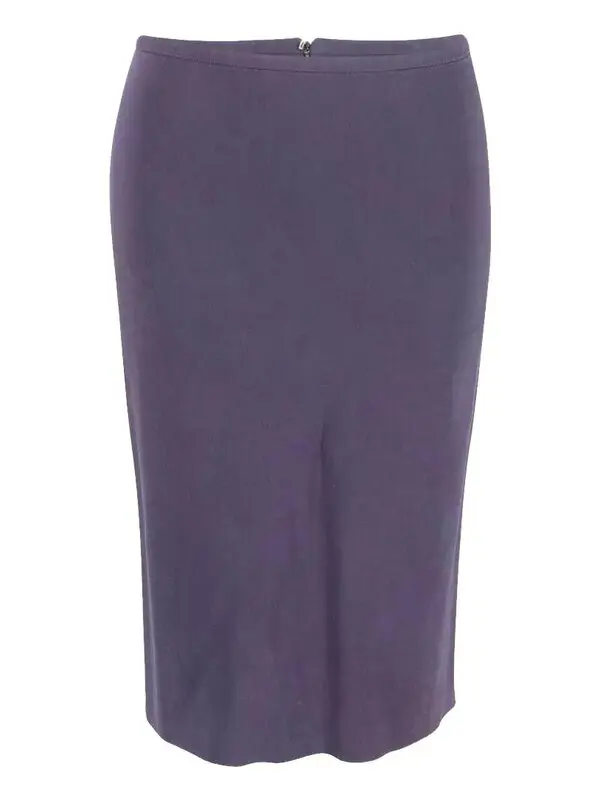 Sportmax Cotton Midi Skirt - Purple