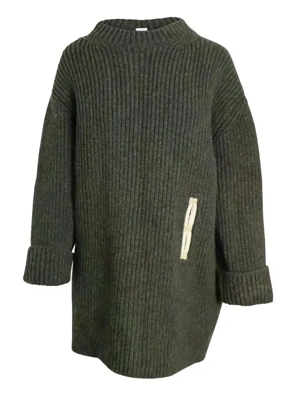 Celine Pocket Knit Sweater - Green