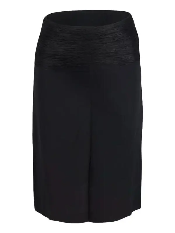 JIL SANDER Ruched-waist Skirt - Black