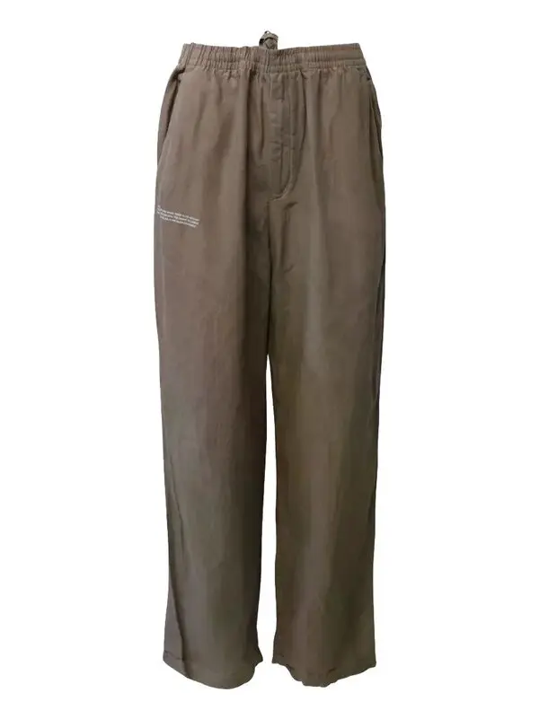 PANGAIA Drawstring Trousers - Brown