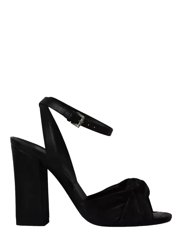Michael Kors Gabrielle Knot Block-heel Sandals - Black