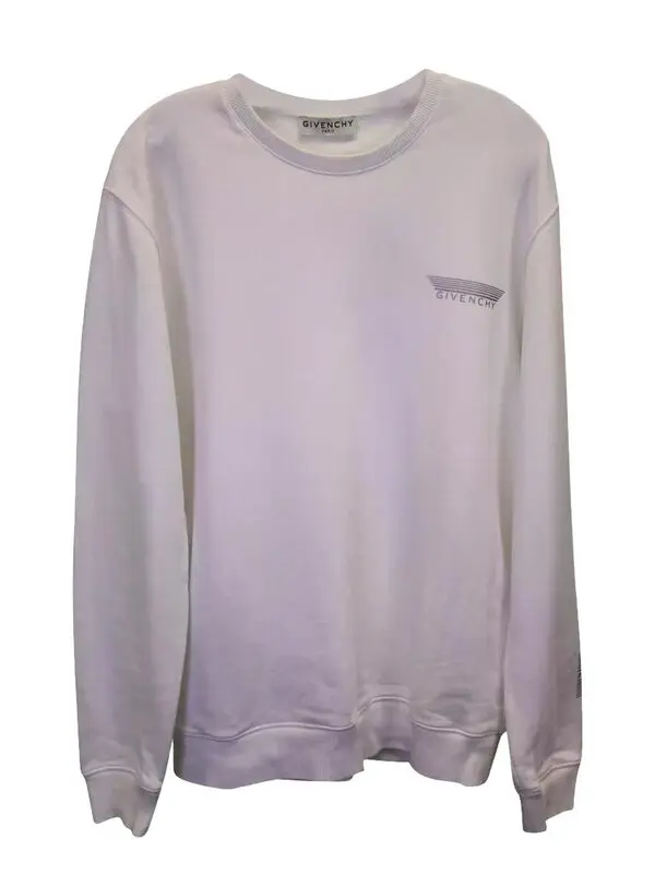 Givenchy Logo-print Crew-neck Sweatshirt - White