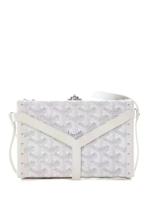 Goyard Ine Minaudiere Trunk Bag - White