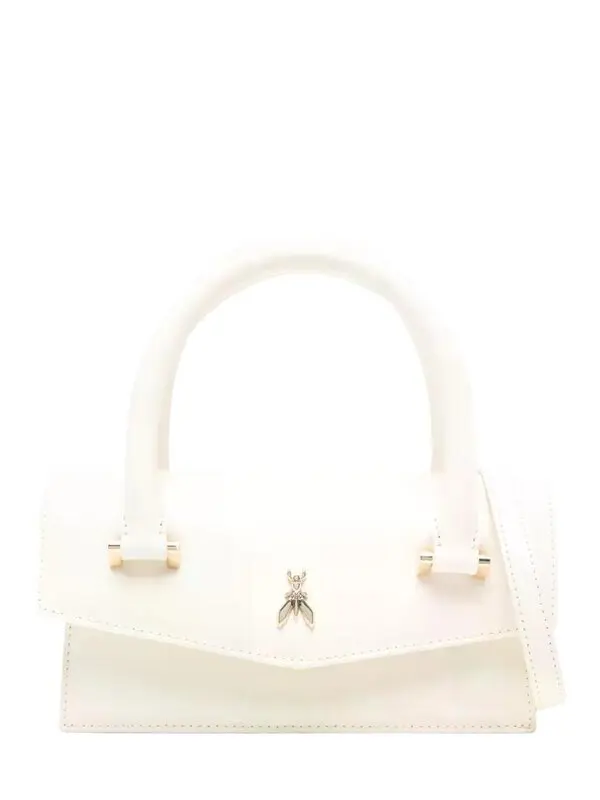 Patrizia Pepe Fly Bamby Logo Tote Bag - White