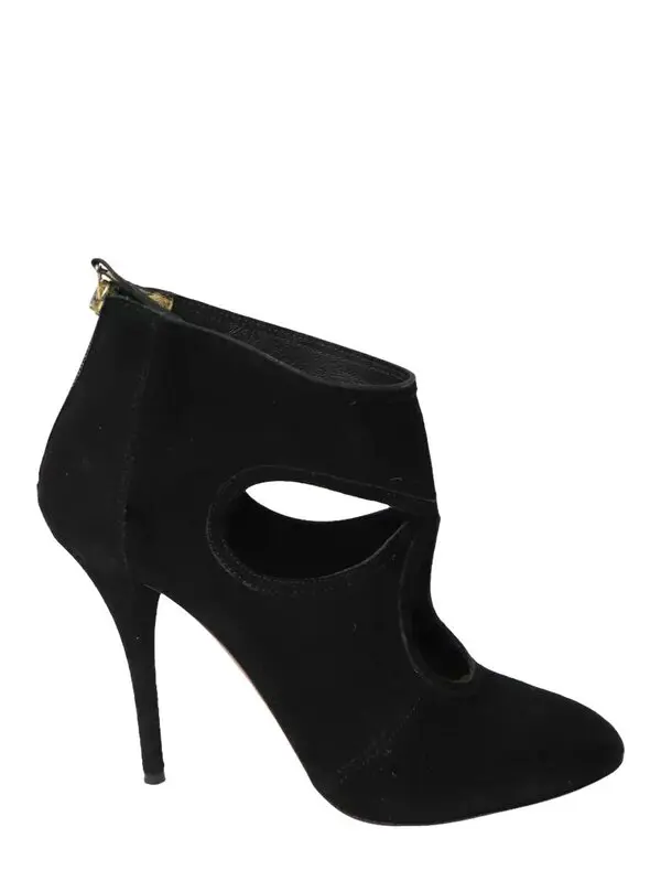 AQUAZZURA Cut-out Ankle Boots - Black
