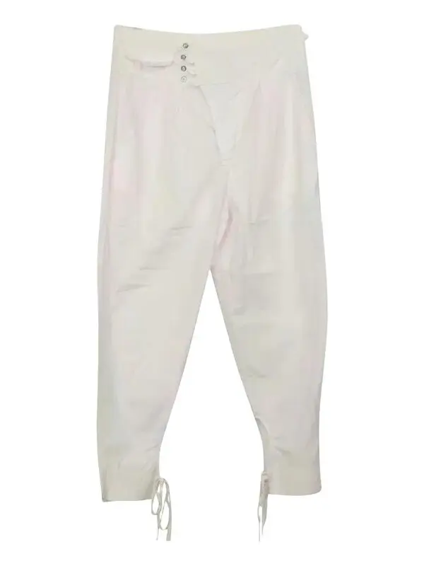ISABEL MARANT VINTAGE Buttoned Cropped Trousers - Pink