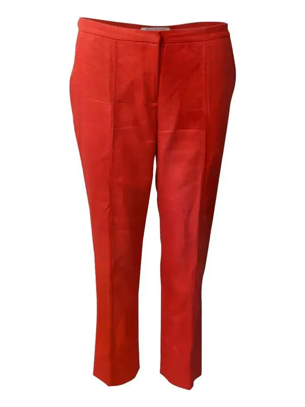 Diane Von Furstenberg Pressed-crease Trousers - Orange