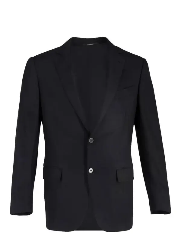 Ermenegildo Zegna 15 Mil Mil 15 Wool Blazer - Black
