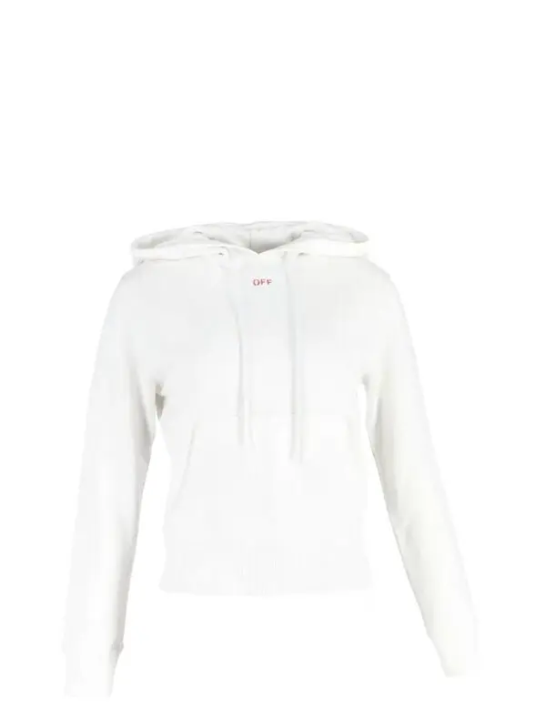 Off-White Arrow-print Hoodie - White