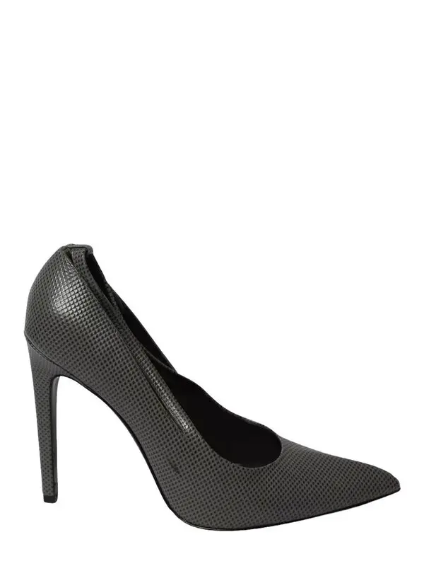 ALEXANDER WANG Court Leather Pumps - Grey