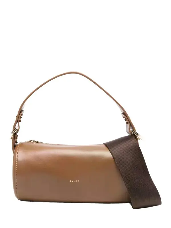 SALCE Cylinder Mini Bag - Brown