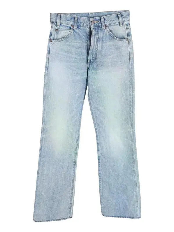 Celine Straight-leg Denim Trousers - Blue