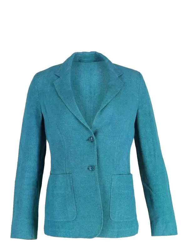Max Mara Linen Blazer - Blue