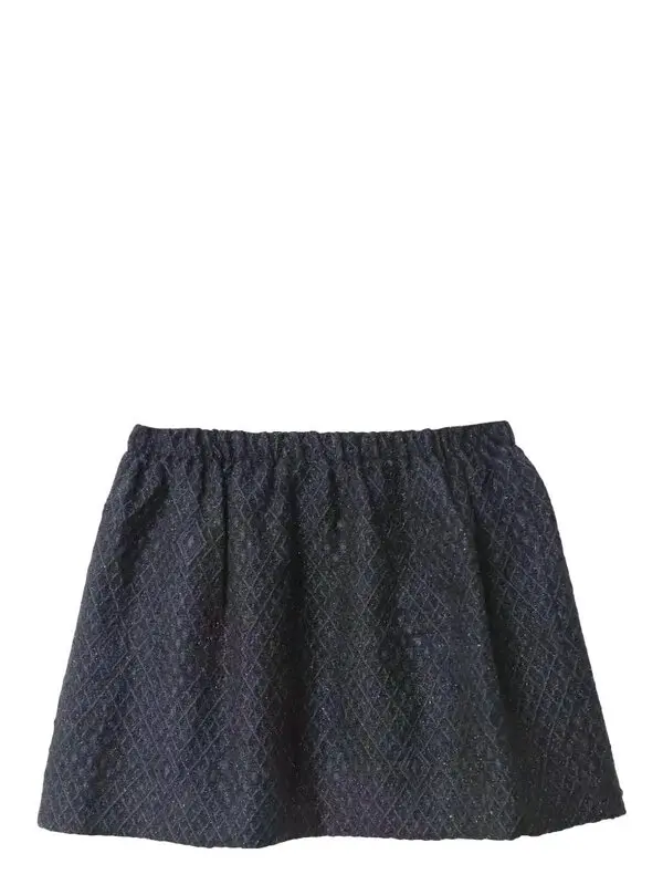 Maje Diamond-embroidered Mini Skirt - Blue