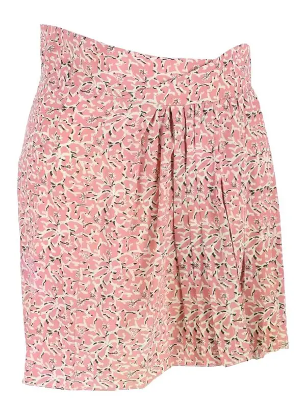 ISABEL MARANT VINTAGE Pleated Mini Skirt - Pink