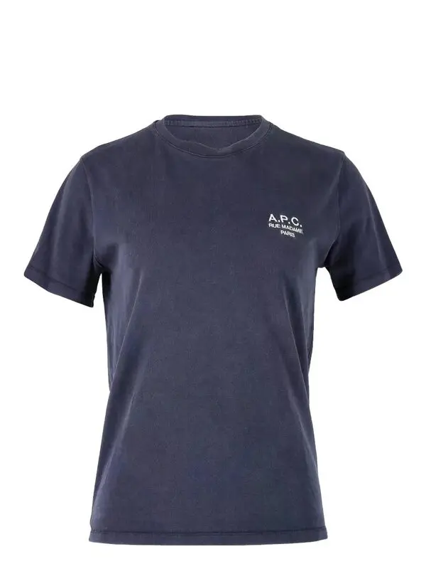 A.p.c. Rue Madame Cotton T-shirt - Blue