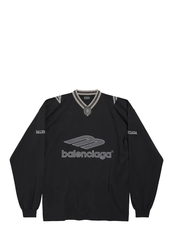 Balenciaga Cotton 3b Sports Icon T-shirt - Black