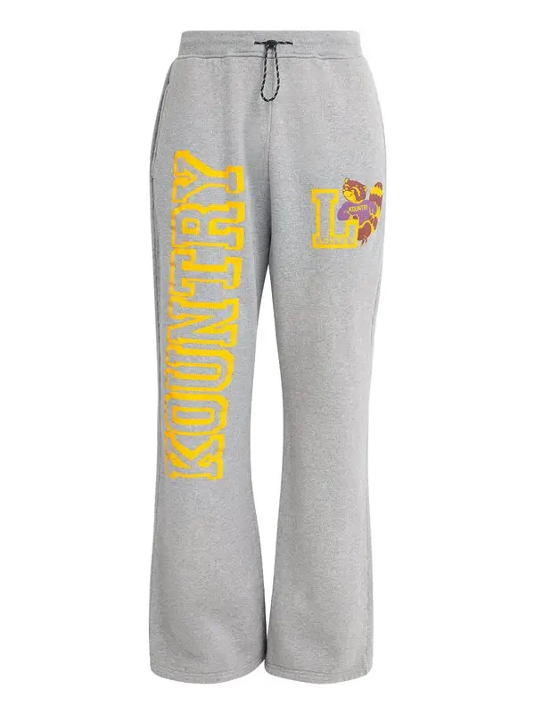 Kapital Graphic Straight Sweatpants - Grey