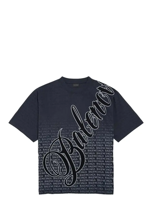 Balenciaga Cotton Logo T-shirt - Red