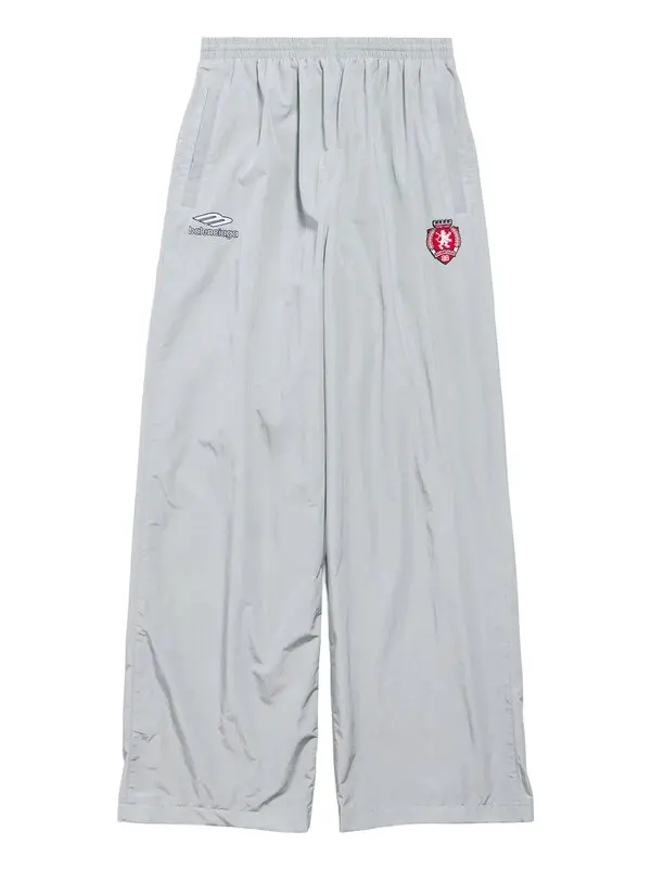 Balenciaga Cotton-blend Technical Trousers - Grey
