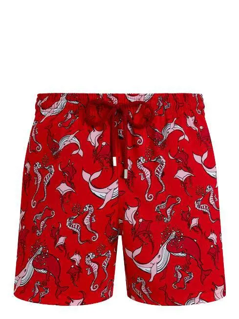 Vilebrequin Printed Swim Shorts - Red