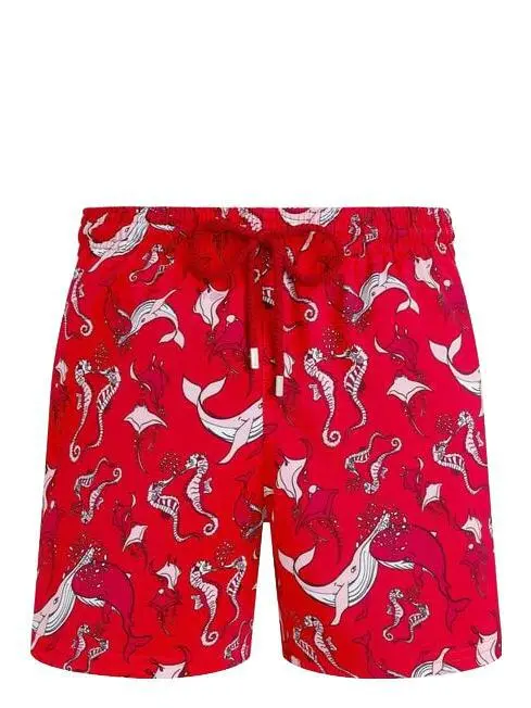 Vilebrequin Printed Swim Shorts - Red