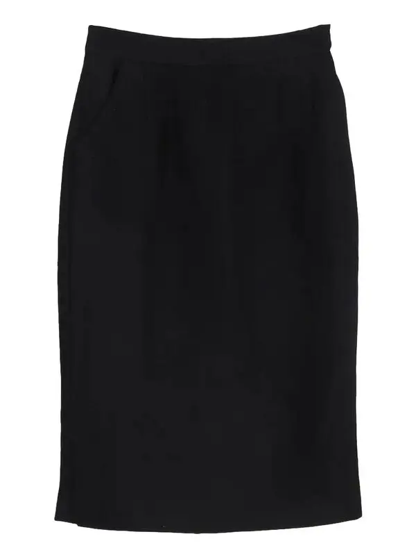 Miu Miu Knee-length Wool Skirt - Black