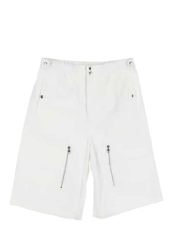 Alexander McQueen Multi-pocket Bermuda Shorts - White