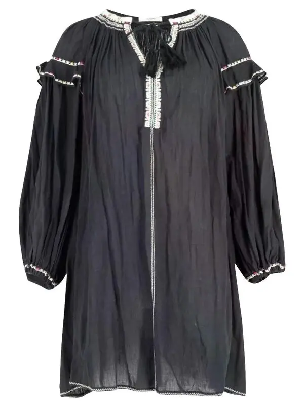 ISABEL MARANT VINTAGE Embroidered Dress - Black