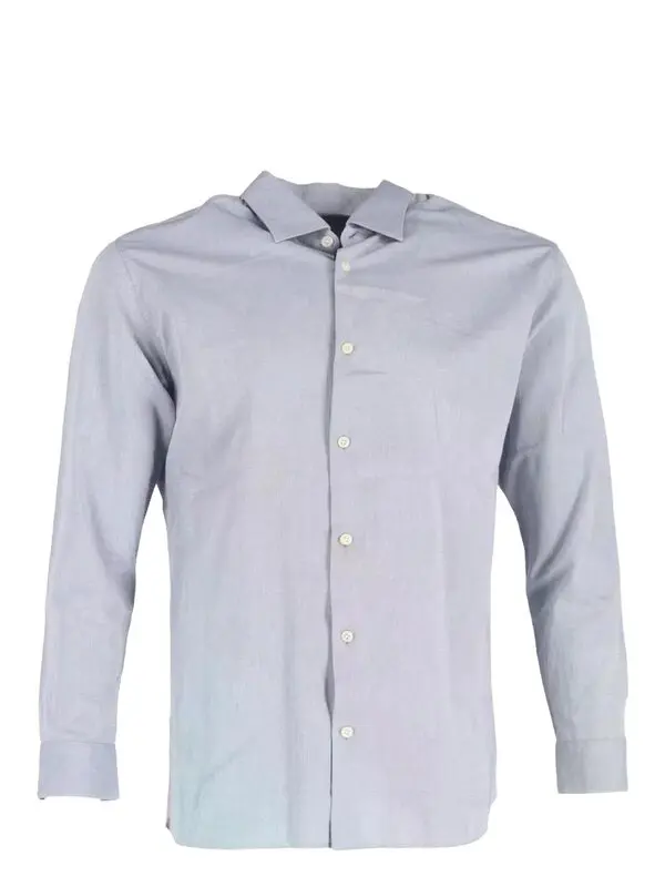 Ermenegildo Zegna Buttoned Long-sleeve Shirt - Blue