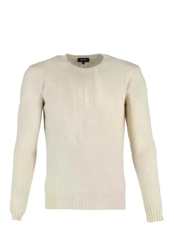 A.p.c. Crew-neck Wool Sweater - Neutrals