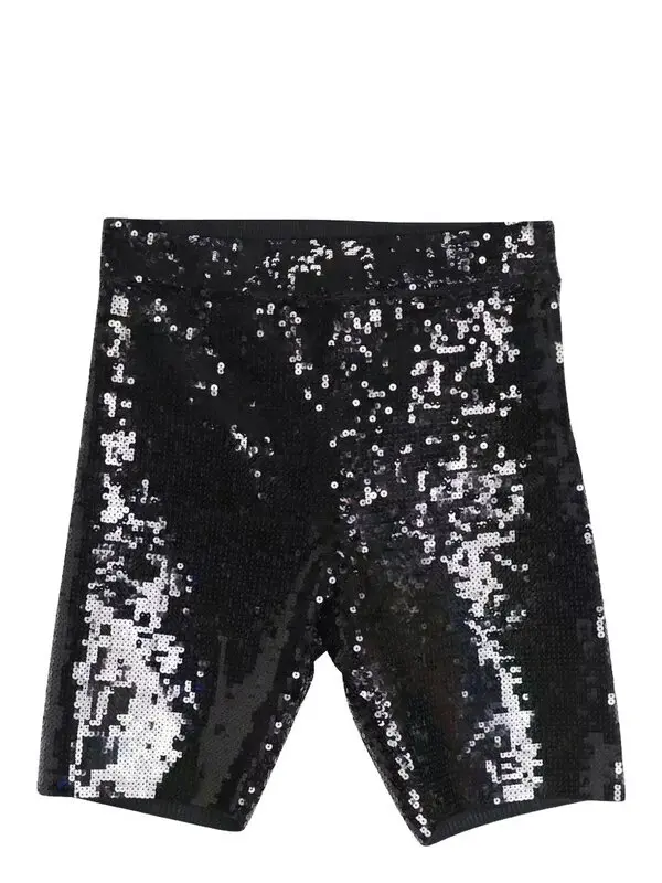 Celine Sequined Shorts - Black