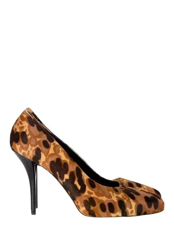 Balenciaga Leopard-print Pumps - Brown