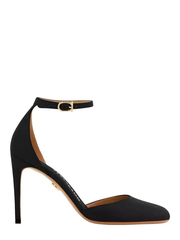 FERRAGAMO 90mm Ankle-strap Pump - Black