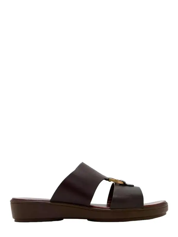 Brunello Cucinelli Buckle Strap Platform Sandals - Brown