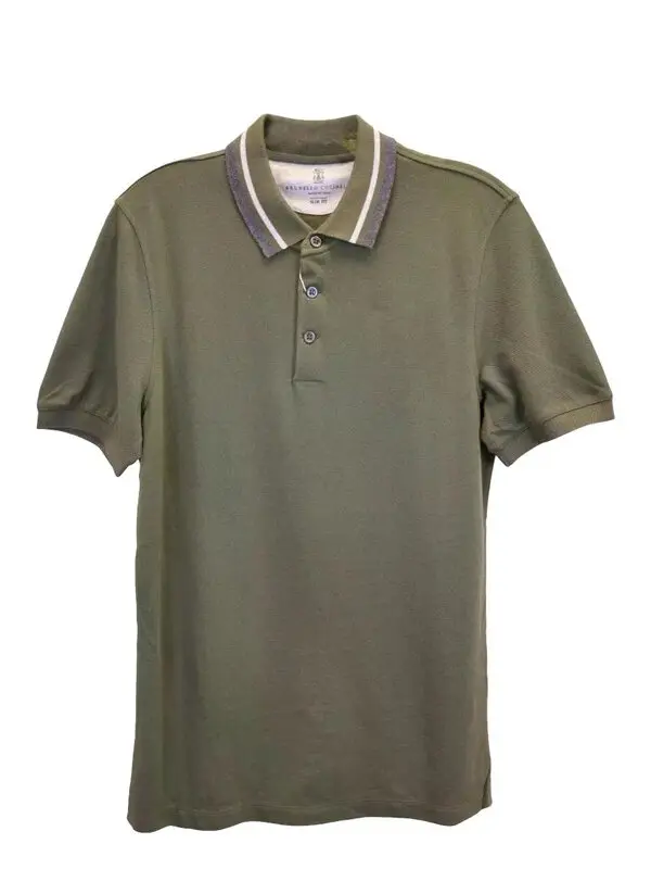 Brunello Cucinelli Short-sleeves Polo Shirt - Green
