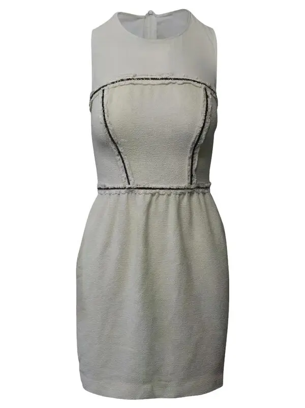 Sandro Paneled Dress - White