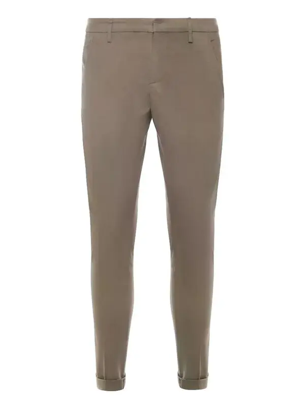 DONDUP Slim Fit Trousers - Neutrals
