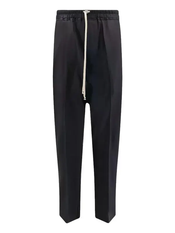 Rick Owens Drawstring Flap-pocket Trousers - Black